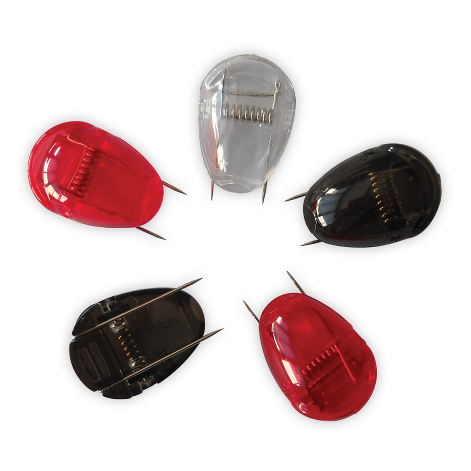 Office Depot Cubicle Clips, Assorted Colors, Pack Of 5, 10123