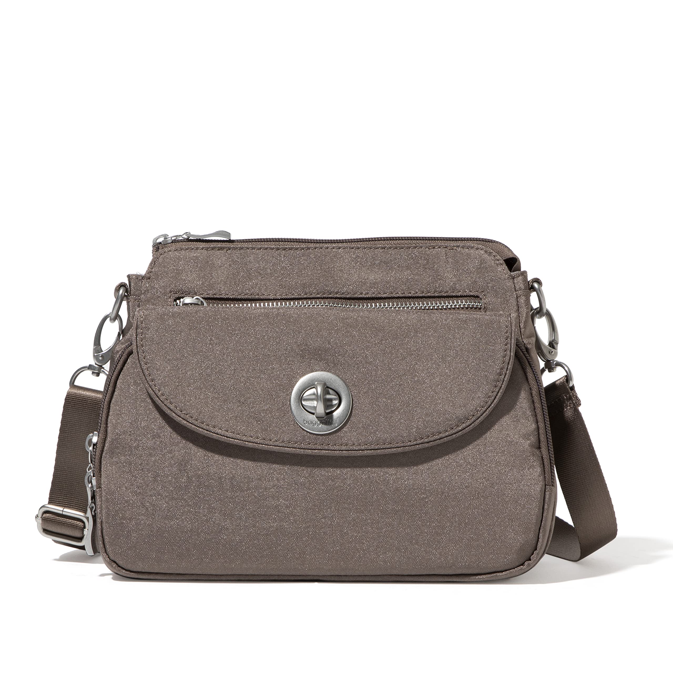 Baggallini Women's Calais Crossbody Bag, Portbello Shimmer