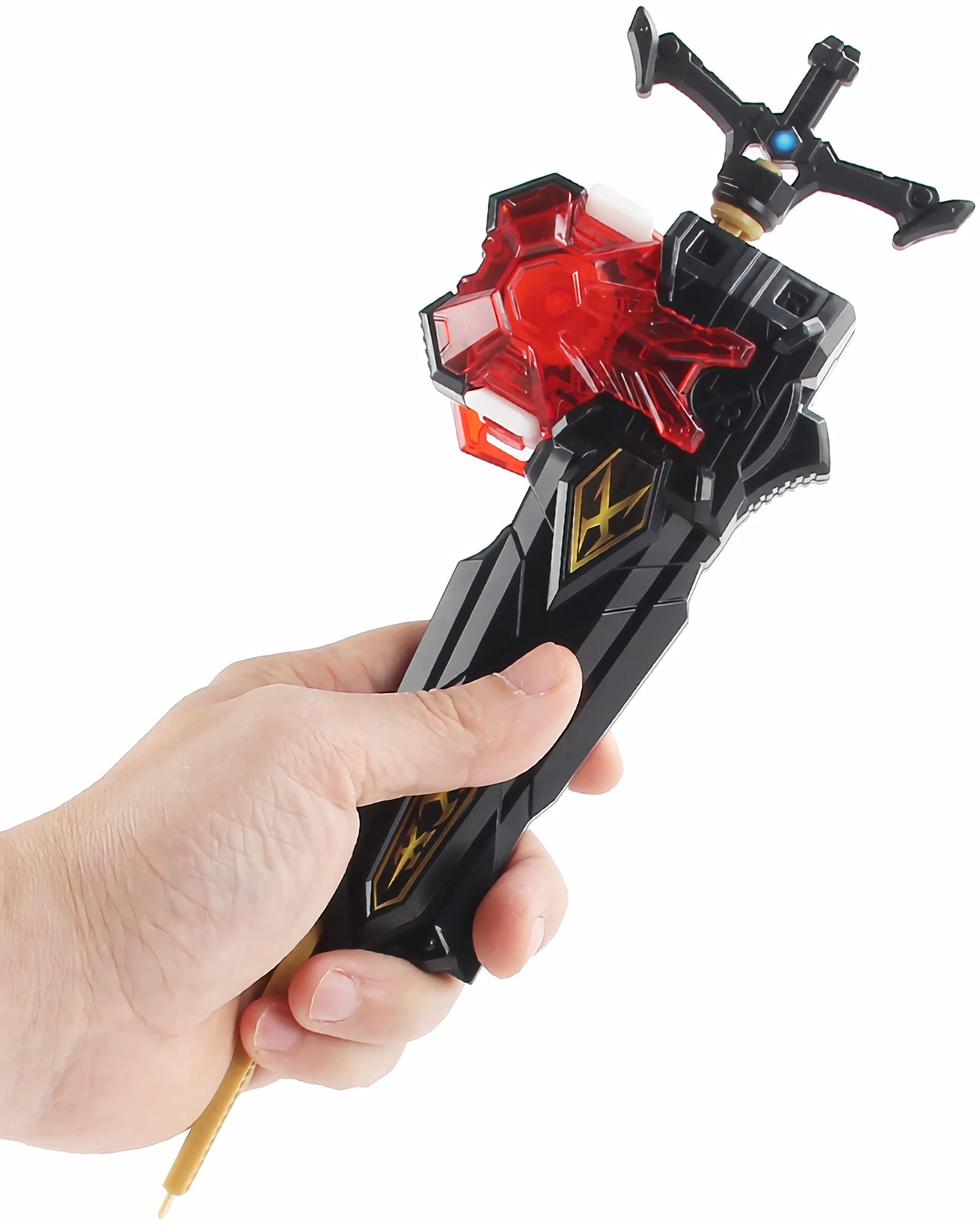 Desamvap Bey Battling Tops Burst Power Custom Sword Launcher, Bey Launcher LR Left Right Spin DB Layer System B-200 Xiphoid Xcalibur Compatible with All Bey Burst Series (Black)