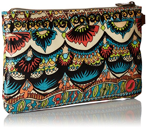 Sakroots Artist Circle Charging Wristlet, Natural One World