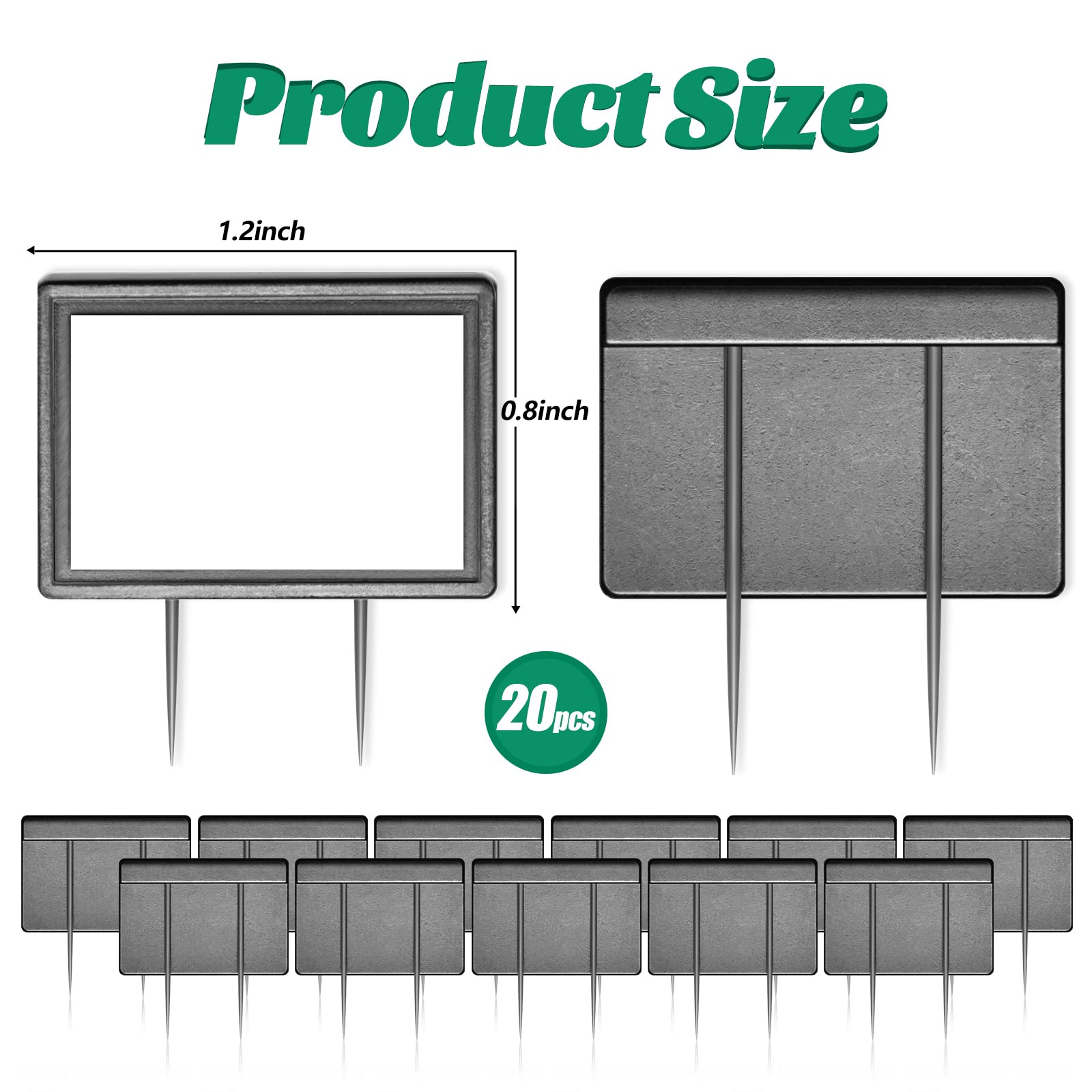20 Pcs Black Cubicle Pins Partition Pins Cubicle Accessories Fabric Partition Nameplate Brooch for Office Brooch Decor, Furniture, Office Signs, and Fabric Mounting