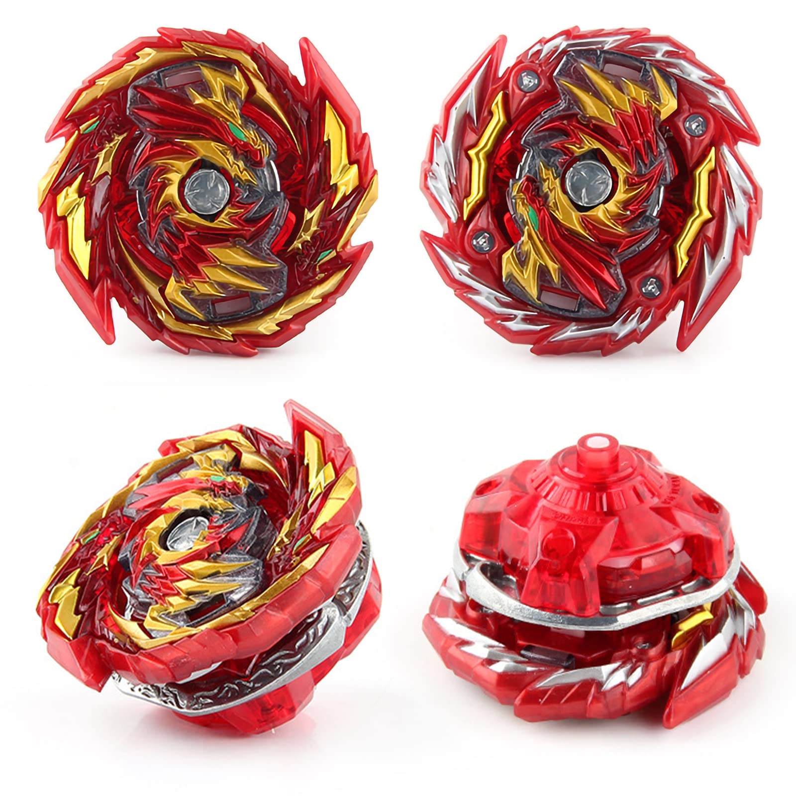 Hozuumo Bey Battling Top Burst Gyro Toy Set, with Gyro Launchers and Handle Combat Battling Game, Gift for Kids Children, B-155