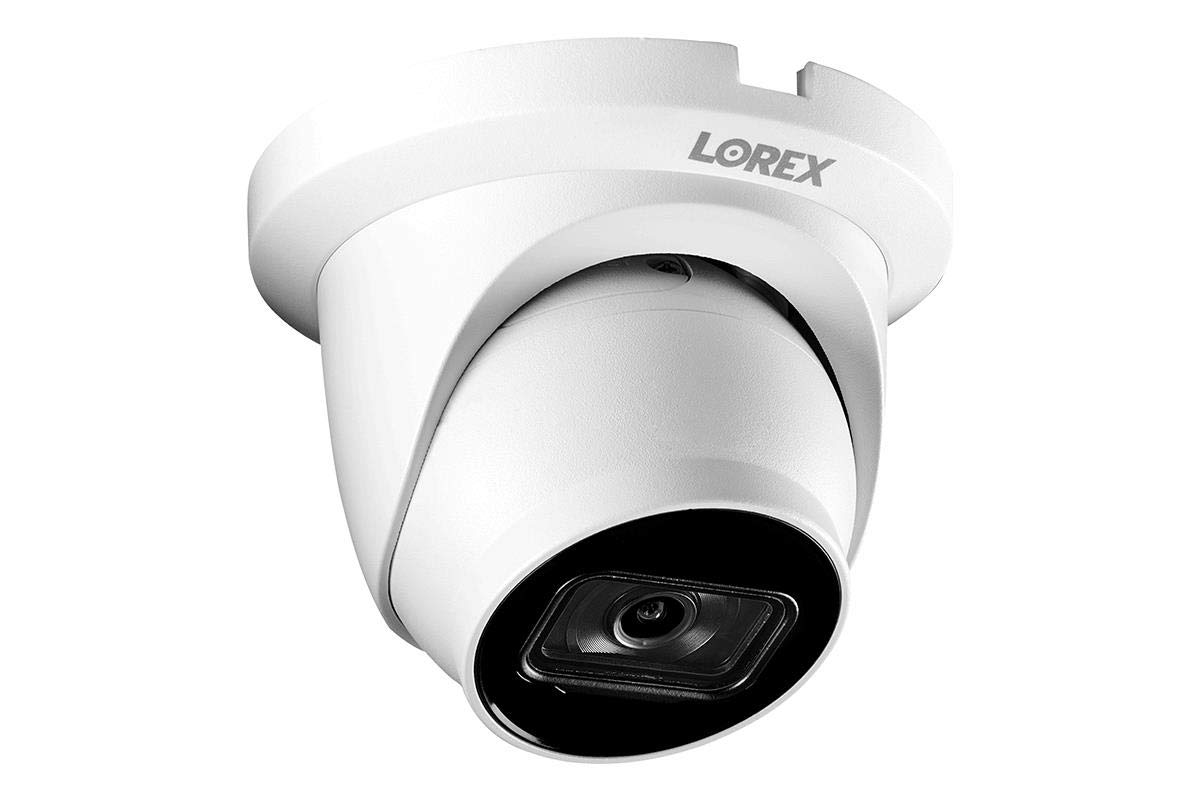 Lorex LNE9252B Indoor/Outdoor 4K Ultra HD Nocturnal 3.0 Smart IP Dome Camera, Real-Time 30FPS, Listen-in Audio, 150ft IR Night Vision, CNV, IP67, Camera Only (M. ) (Renewed)
