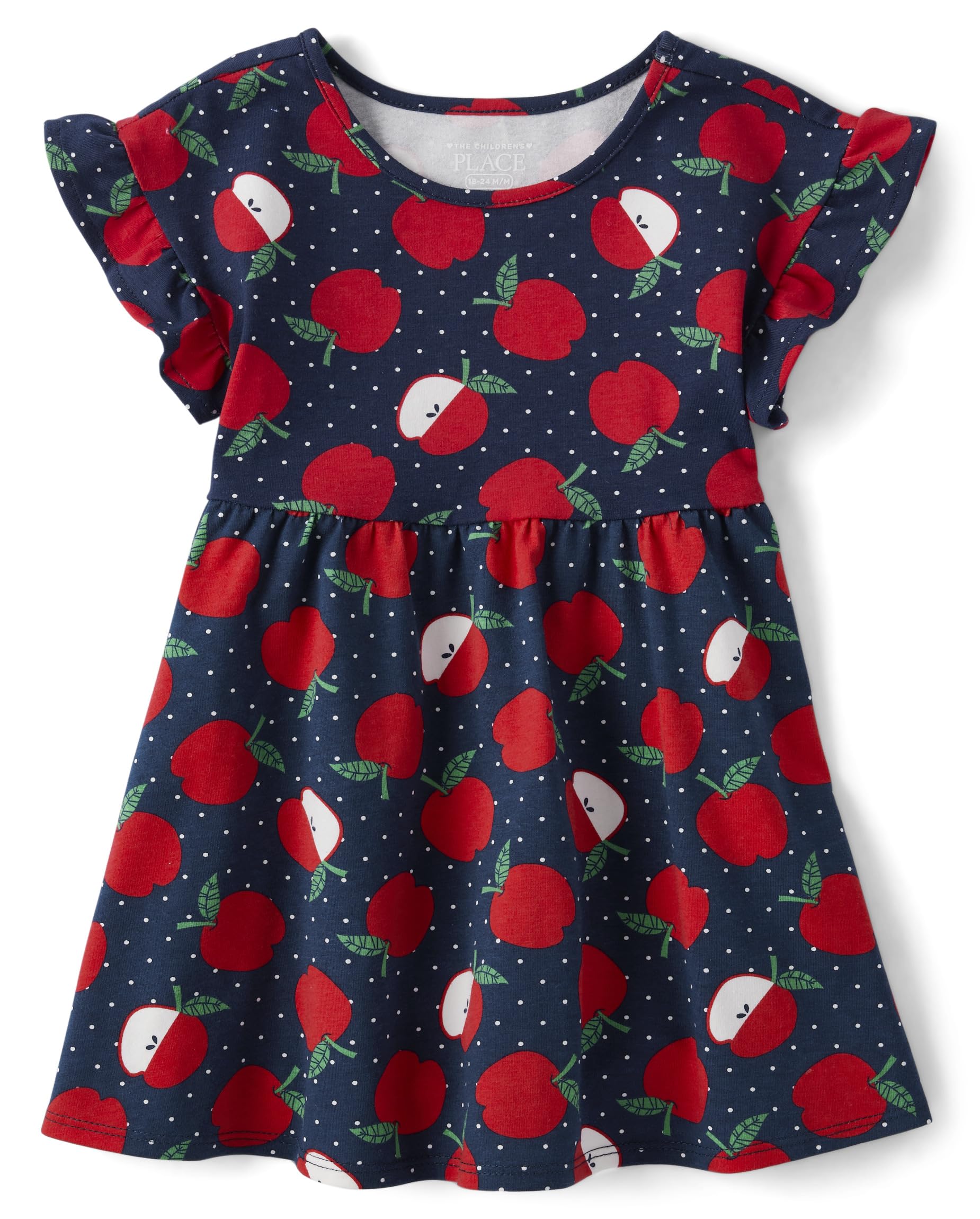 The Children's Place,and Toddler Short Sleeve Fashion Dress,Tidal,5T