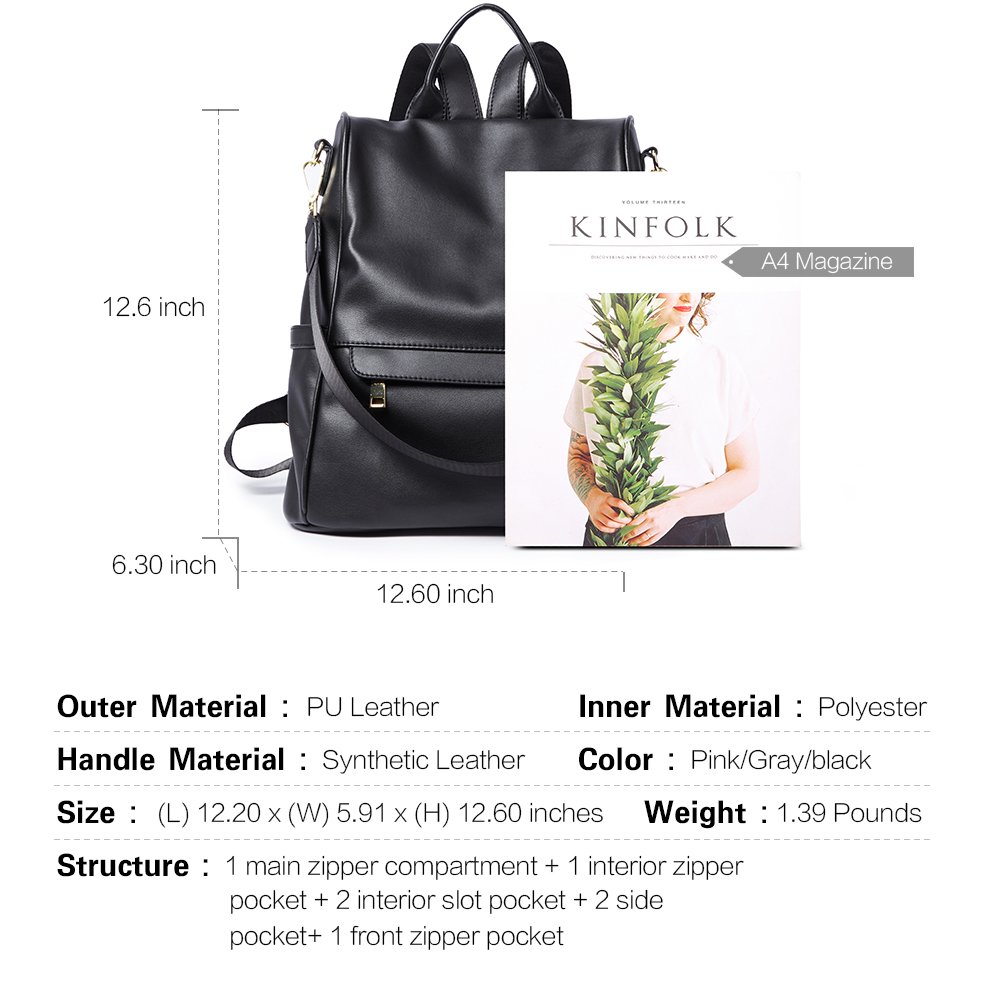 CLUCI Womens Backpack Purse Women Backpack Briefcase