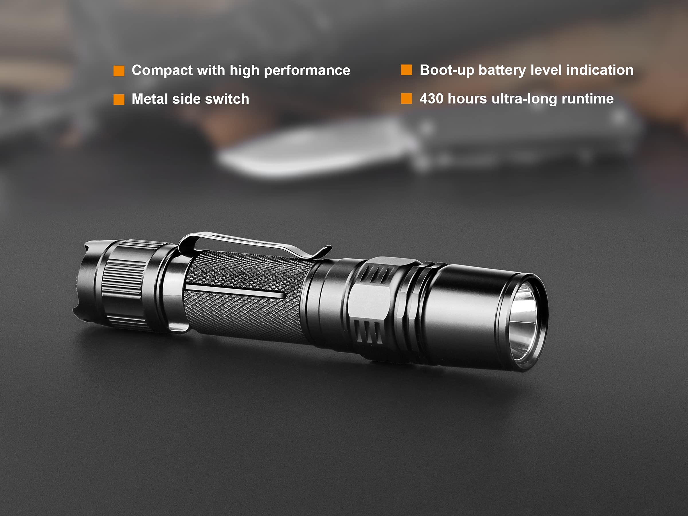 FENIX Unisex PD35 V2.0 Torch, Black,Small