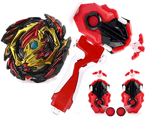 Bay Blades for 8-12 B-184 Launcher Set Gaming Top Toys B-145 DX Starter Venom Diabolos.Vn.B Bey Battling Tops Burst Left and Right Launcher Grip Play Blade Blades for Boys 6-8 Festival Gift