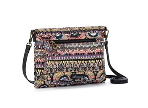 Sakroots Camden Small Crossbody Bag (Taupe One World)