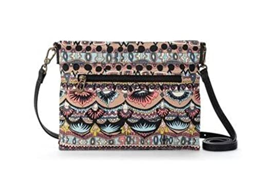 Sakroots Camden Small Crossbody Bag (Taupe One World)
