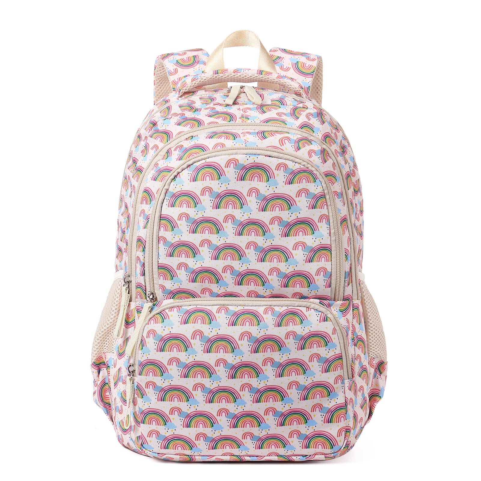CLUCI Backpack Purse for Women Bundles with Kid's School Backpack for Boys&Girls