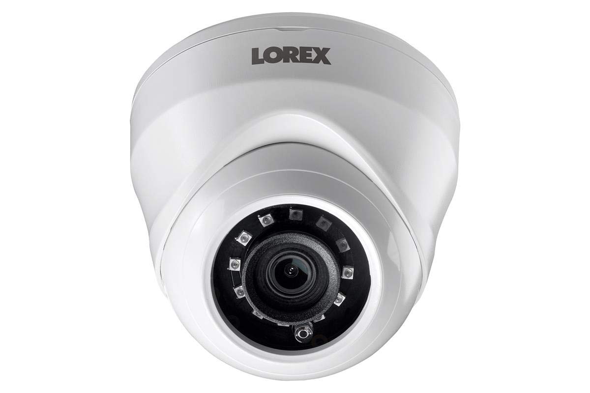Lorex Technology LAE221 Indoor/Outdoor 1080p HD Analog MPX Security Dome Camera, 3.6mm, 130ft IR Night Vision, Works with Lorex MPX DVR, Camera Only, White,4PK (M.) (Renewed)