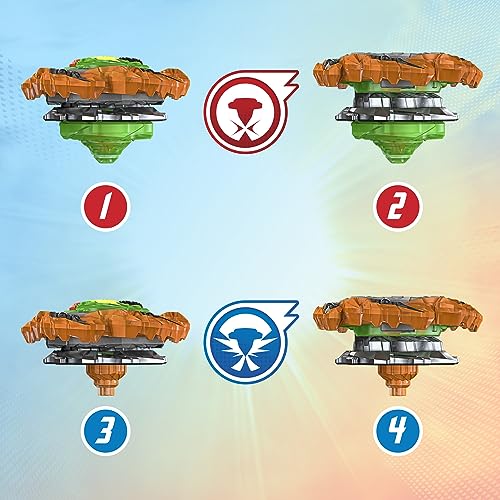 Beyblade Burst QuadStrike Light Ignite Battle Set Stadium, 2 Spinning Tops, and 2 Launchers, Toys for 8 Year Old Boys & Girls & Up (Amazon Exclusive)