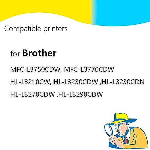 Tn227bk Toner Cartridge Tn227 Black for Brother Tn-227 Bk Tn 227 Tn-227bk Mfc-l3770cdw Hll3230cdw Tn-223bk Hl-l3270cdw Hll3270cdw Mfc-l2710dw High Yield Black x 2