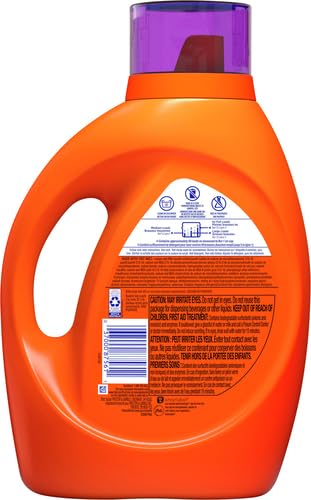 Tide Plus Febreze Freshness HE Turbo Clean Liquid Laundry Detergent, Spring Renewal Scent, 2.72 L (59 Loads) (Packaging May Vary)