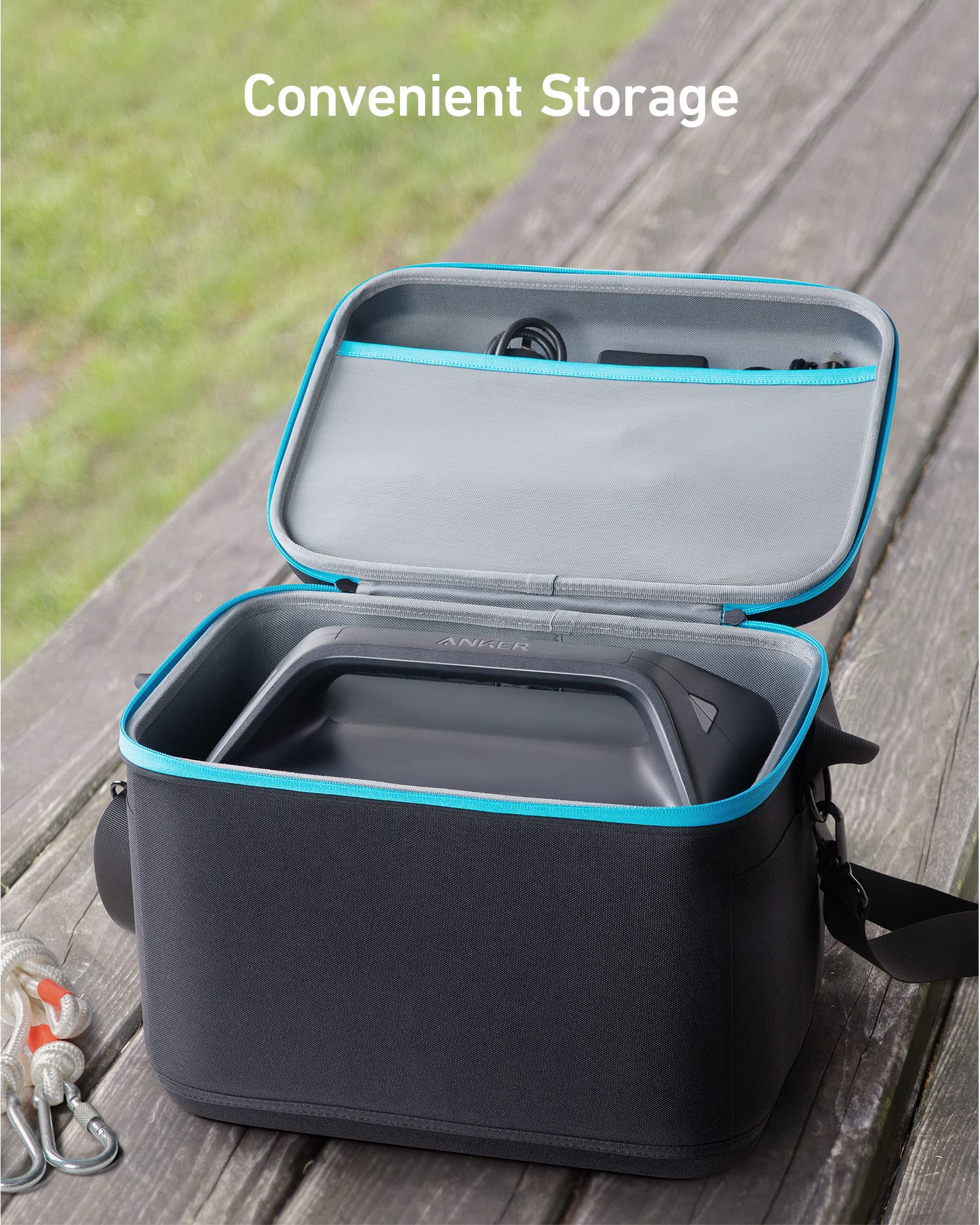 Anker Carrying Case Bag (M Size), Dust-Proof and Waterproof, Exclusively Compatible 535/545 Portable Power Stations, for Camping, RV, and More (Powerhouse Not Included)