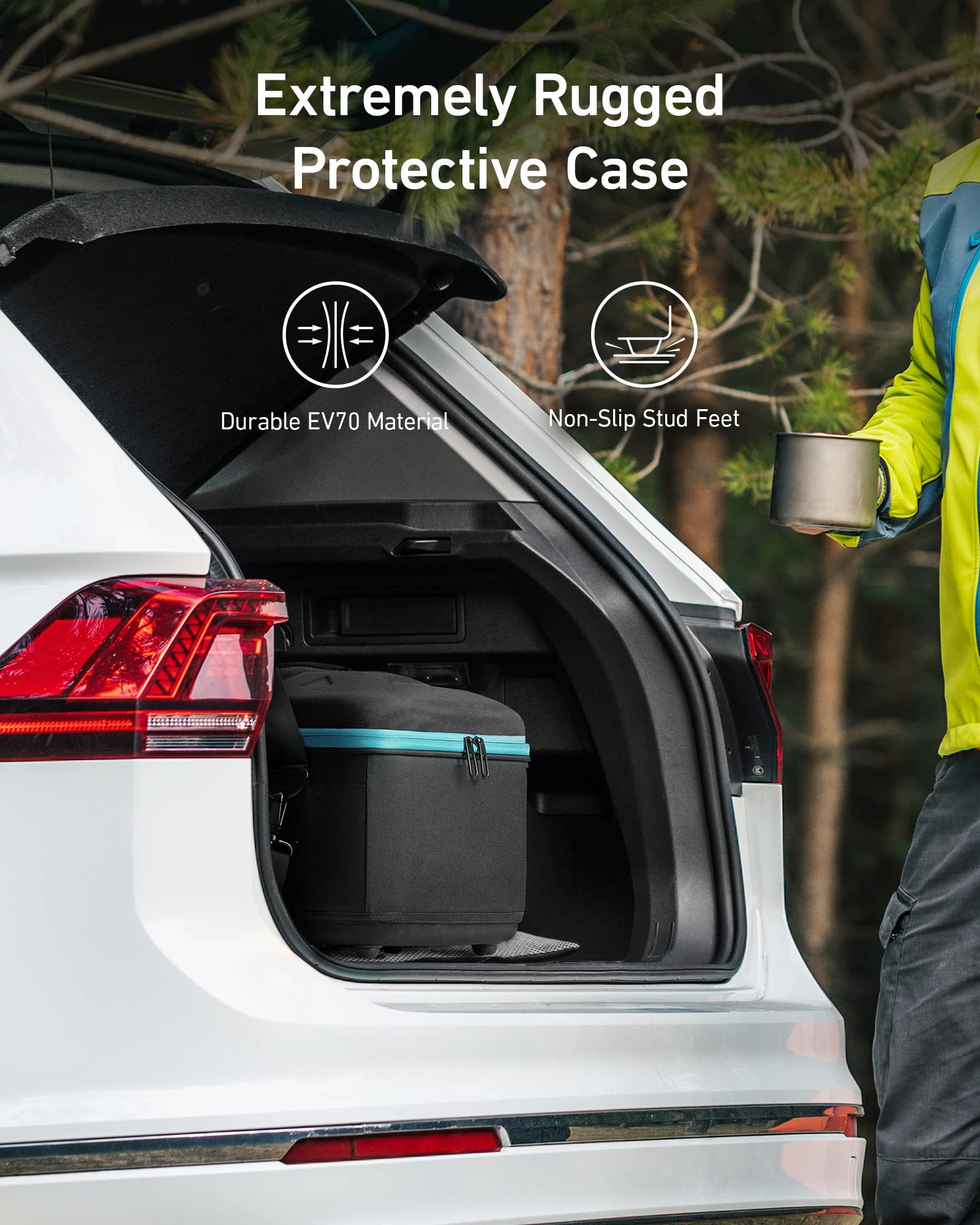 Anker Carrying Case Bag (M Size), Dust-Proof and Waterproof, Exclusively Compatible 535/545 Portable Power Stations, for Camping, RV, and More (Powerhouse Not Included)