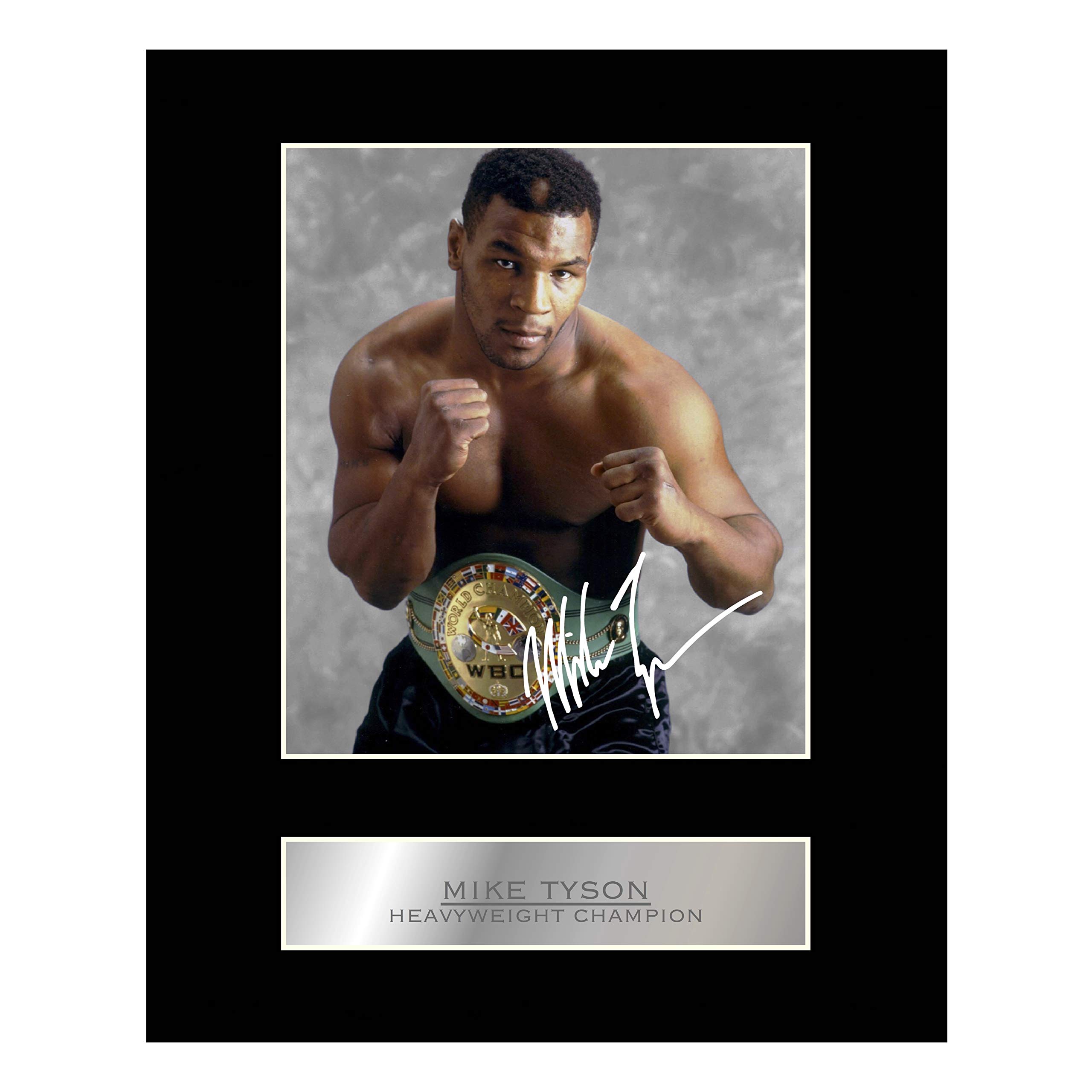 Mike Tyson Signed Mounted Photo Display Heavyweight Champion #03 Printed Autograph Gift Picture Print