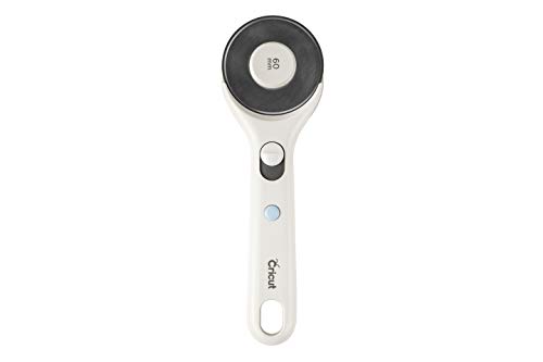 Cricut Rotary Cutter - Rotary Cutter for Fabric, Sewing and Quilting Projects - Compatible For Both Right- and Left-Handed Use - [60mm]
