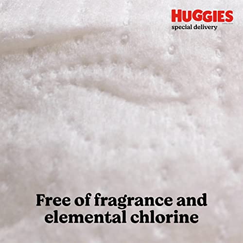 Hypoallergenic Baby Diapers Size 6 (35+ lbs), Huggies Special Delivery, Fragrance Free, Safe for Sensitive Skin, 96 Ct