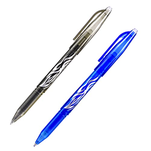 RIANCY Erasable Pens, Erasable Gel Ink Rollerball Pens, ink pens,Fine Point 0.5mm, Rolling Ball Pens with Eraser,4 Black & 4 Blue Erasable Gel Ink Pen for Drawing Writing Planner School Supplies Gift