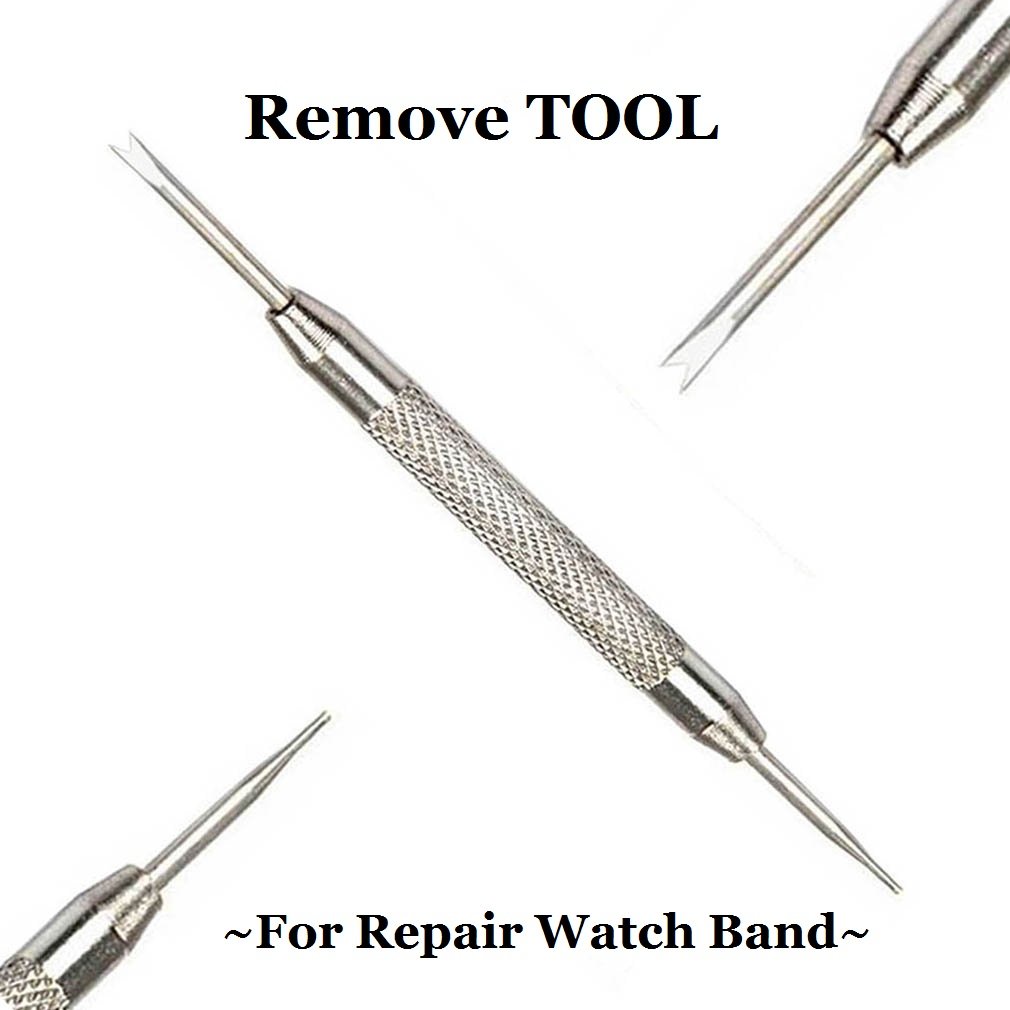 Olytop for 22mm Quick Release Spring Bars Watch Pins - 6PCS Stainless Steel Watch Replacement Band Pins 22mm Strap Link Pins Diameter 1.5mm + Spring Bar Tool (22mm)