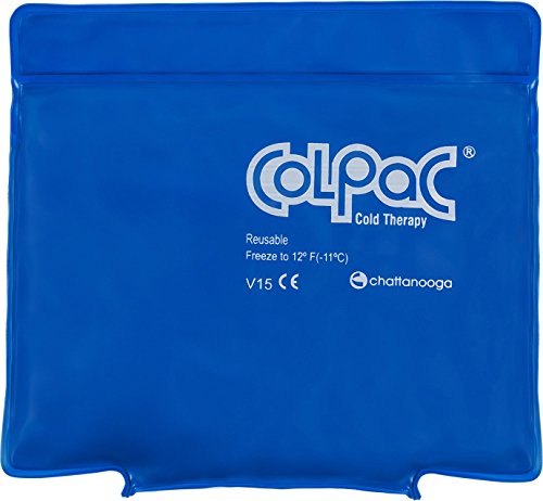 Chattanooga ColPac Reusable Gel Ice Pack Cold Therapy for Wrist, Ankle, Knee, Arm, Elbow for Aches, Swelling, Bruises, Sprains, Inflammation (5.5" x 7.5") - Blue