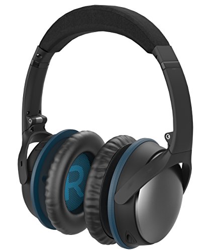 Bose Headphone Replacement Ear Pads for Bose QC15 and QC25, Enhanced Noise Isolation + Supreme Comfort PU Leather EarPads Cushion Set (Ae2i, Quietcomfort 15, Quiet Comfort 25)