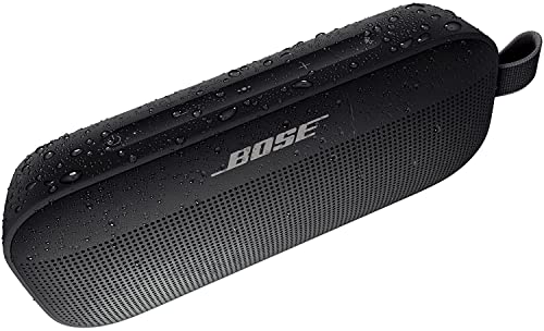 Bose SoundLink Flex Bluetooth Portable Speaker, Wireless Waterproof Speaker for Outdoor Travel - Black