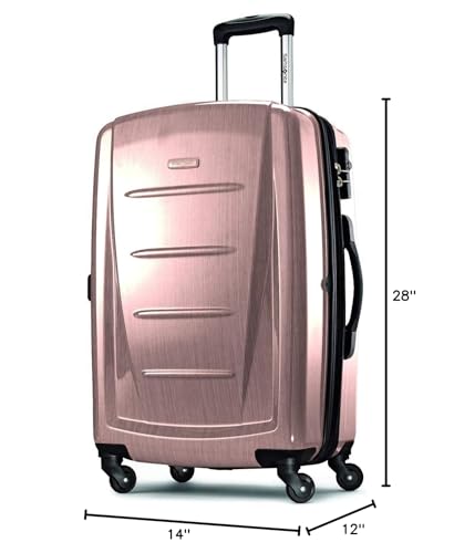 Samsonite Winfield 2 Hardside Expandable Luggage with Spinner Wheels (Artic Pink, 2-Piece Set (20/28))