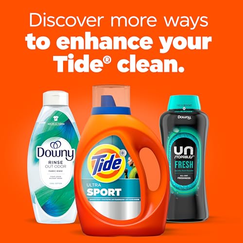 Tide Plus Febreze Sport Odor Defense Liquid Laundry Detergent Soap, HE Compatible, 94 Loads, 132 fl oz