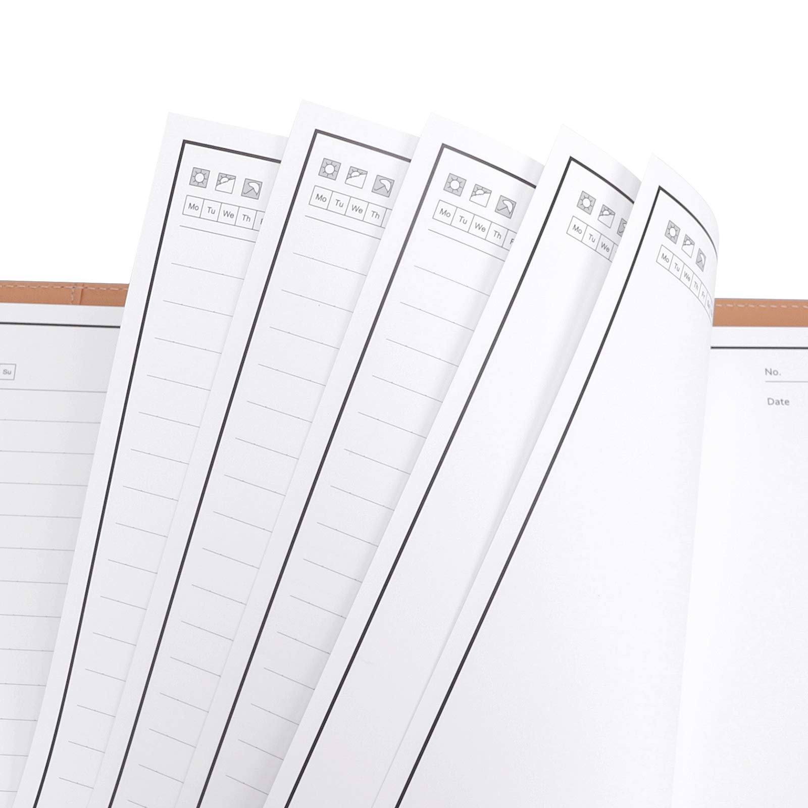 A5 Smart Waterproof Notebook Loose-Leaf Journal Erasable Notebook Mori Rock Paper Repeat Portable Unisex Notebook Includes Special Erasable Pen