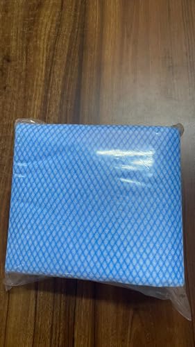 JEBBLAS Disposable Cleaning Towels and Dish Cloths, Reusable Towels,Handy Cleaning Wipes, 50 Count/Pack,Blue