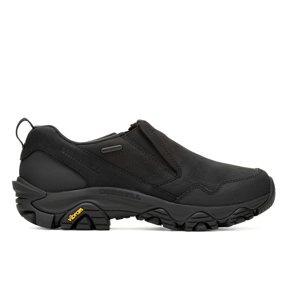 Merrell Women's Coldpack 3 Thermo Moc Waterproof Moccasin, Black/Black, 11