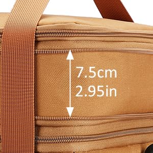 Gafetrey Large Tactical Lunch Box for Men, Insulated Lunch Bag Adult, Thermal Lunchbox Leakproof Waterproof Cooler Bag, Extra Large Lunch Pail for Work Office Camping