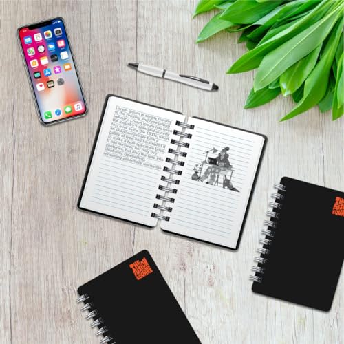 The Fusion Square A5 Smart Notebook Waterproof & Reusable 22-sheet Notepad, Scannable for Digital Use with Erasable Pen and Microfiber Wipe (5.8 x 8.3, Black)