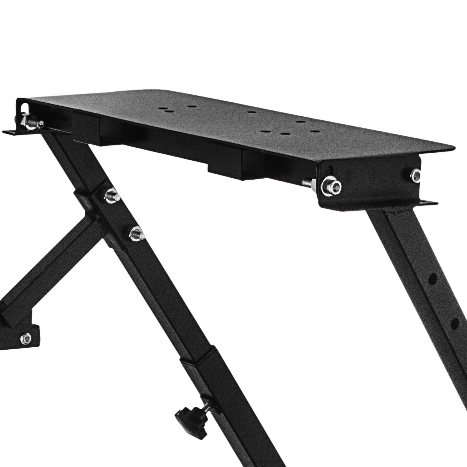 SmarketBuy Racing Wheel Stand Height Adjustable Driving Simulator Cockpit Compatible with Logitech G25, G27, G29, G920 Gaming Cockpit