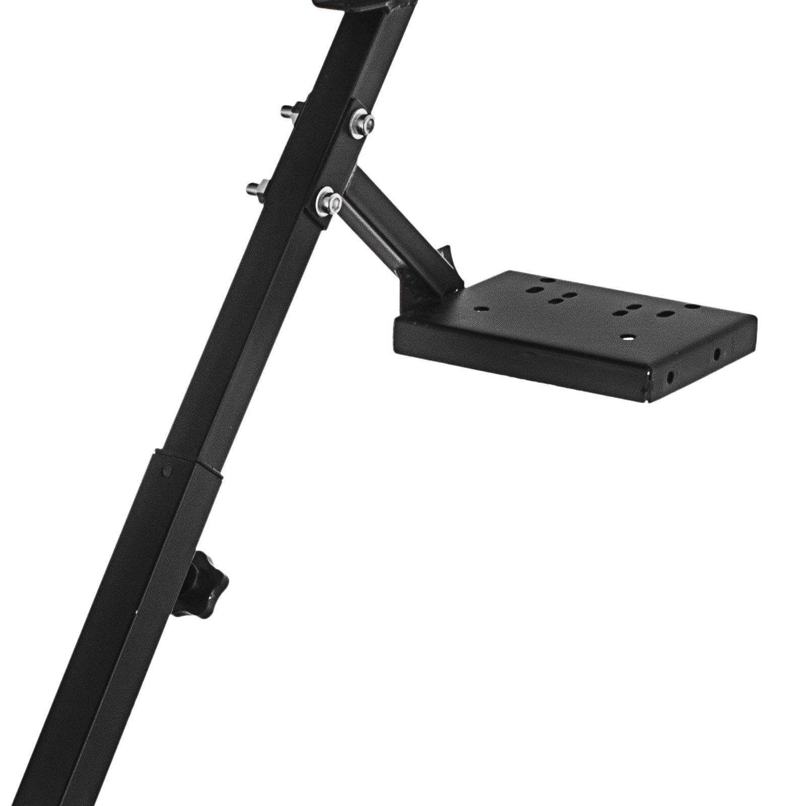 SmarketBuy Racing Wheel Stand Height Adjustable Driving Simulator Cockpit Compatible with Logitech G25, G27, G29, G920 Gaming Cockpit