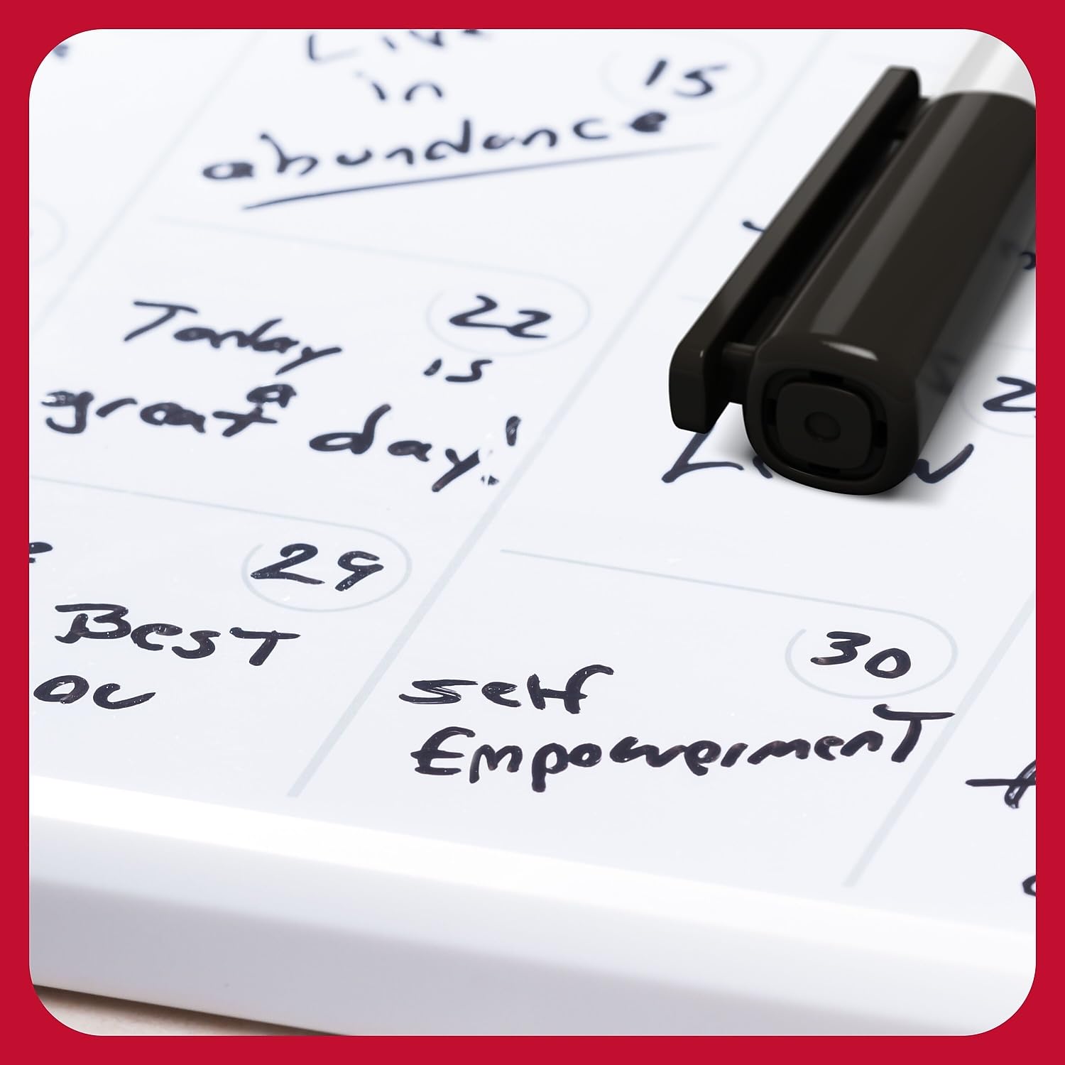 TRU RED TR57423 Pen Dry Erase Marker, Ultra Fine Tip, Black
