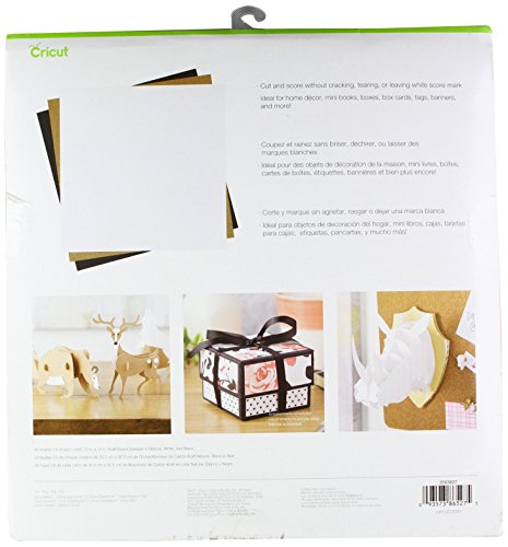 Cricut KRAFTBOARD Sampler 12x12 (30), 12" x 12",