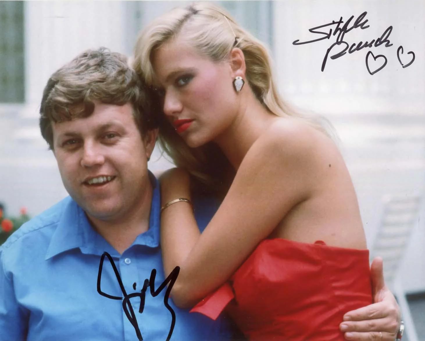 Zachi Noy & Sibylle Rauch "Eis am Stiel" autographs, IP signed photo