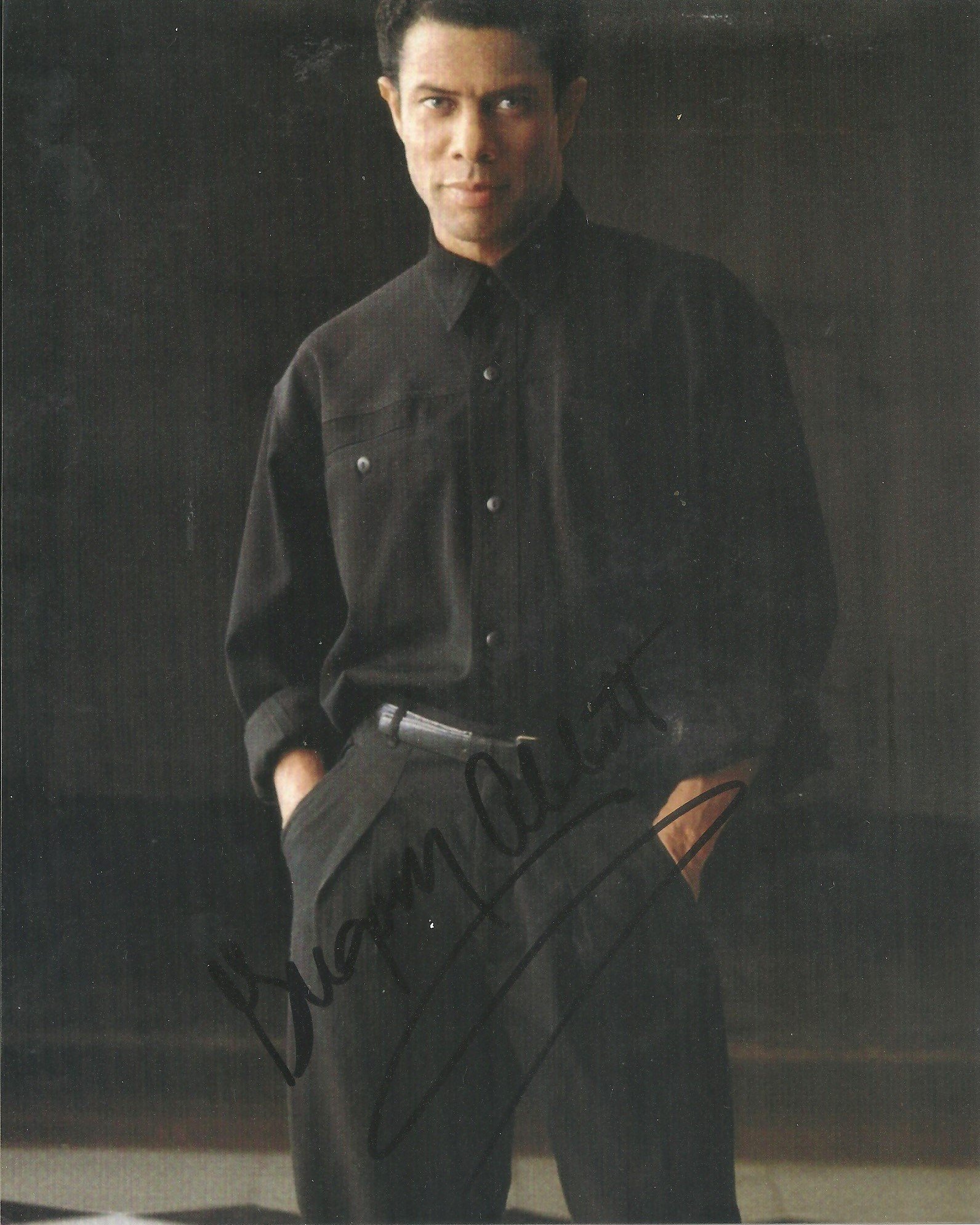 8X10" Black Photo (SIGNED AUTOGRAPH WITH COA)-12"
