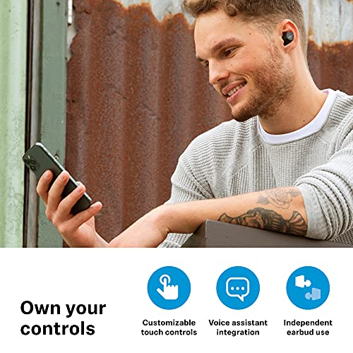 SENNHEISER CX Plus True Wireless Earbuds - Bluetooth In-Ear Headphones for Music and Calls with Active Noise Cancellation, Customizable Touch Controls, IPX4 and 24-hour Battery Life - Black