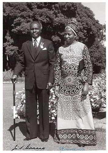 PRESIDENT of ZIMBABWE Canaan Banana autograph, signed photo