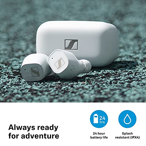 SENNHEISER CX Plus True Wireless Earbuds - Bluetooth In-Ear Headphones for Music and Calls with Active Noise Cancellation, Customizable Touch Controls, IPX4 and 24-hour Battery Life - Black