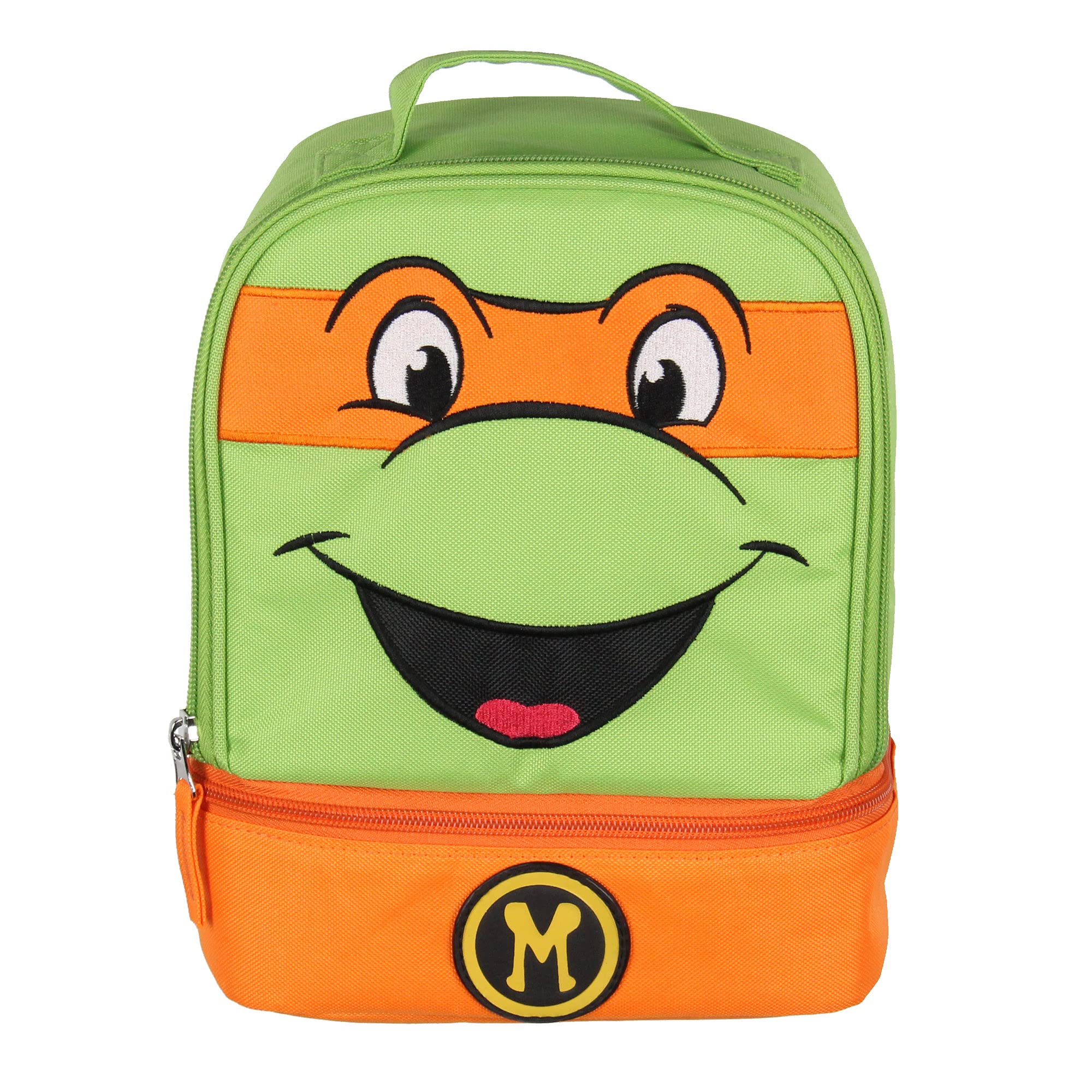 INTIMO Teenage Mutant Ninja Turtles TMNT All Turtles Dual Compartment Lunch Box (Michelangelo)