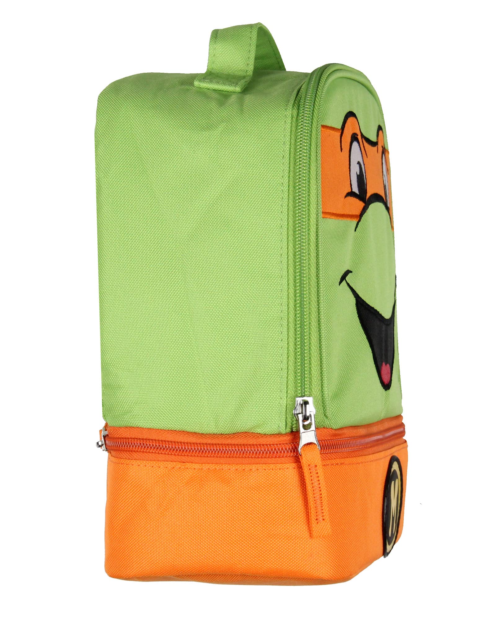 INTIMO Teenage Mutant Ninja Turtles TMNT All Turtles Dual Compartment Lunch Box (Michelangelo)