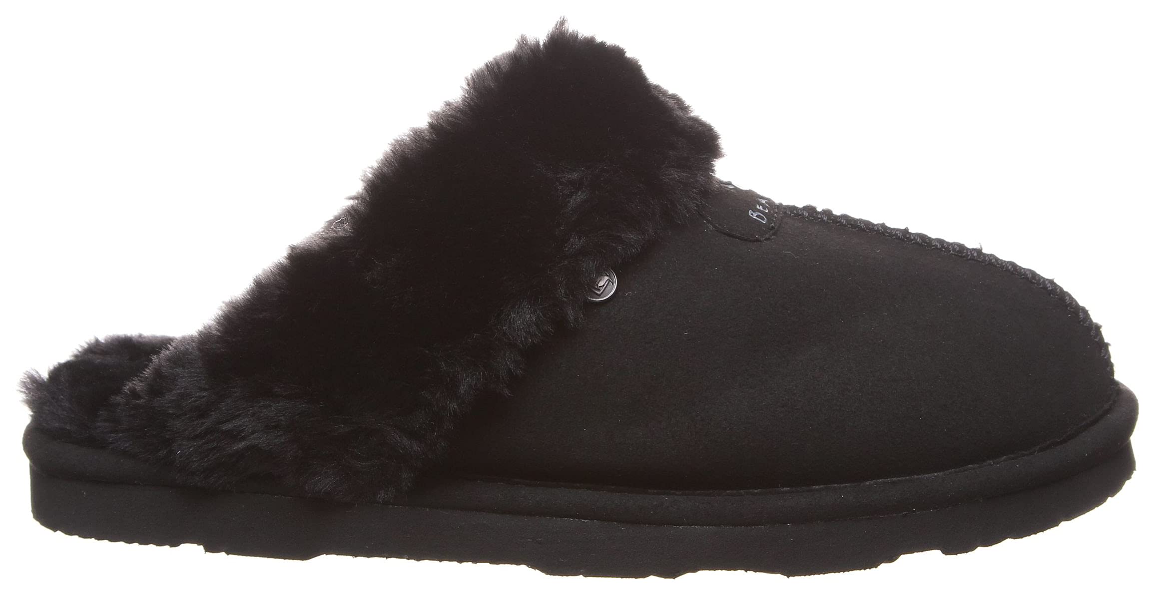 BEARPAW Women's Loki Vegan Slipper Black 9.5