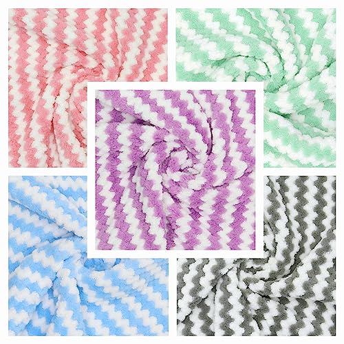 HFGBLG Microfiber Cleaning Cloth Lint Free Cleaning Rags, 10 Pack Fast Drying Dish Rags for Cleaning, Super Absorbent Kitchen Dish Cloths for Wash Dishes,12 in x 12 in, Mix Color
