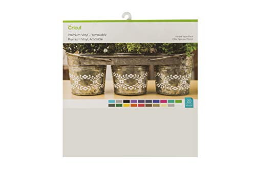 Cricut Premium Vinyl - Removable, 12” x 12” Adhesive Decal Sheets - Princess Sampler
