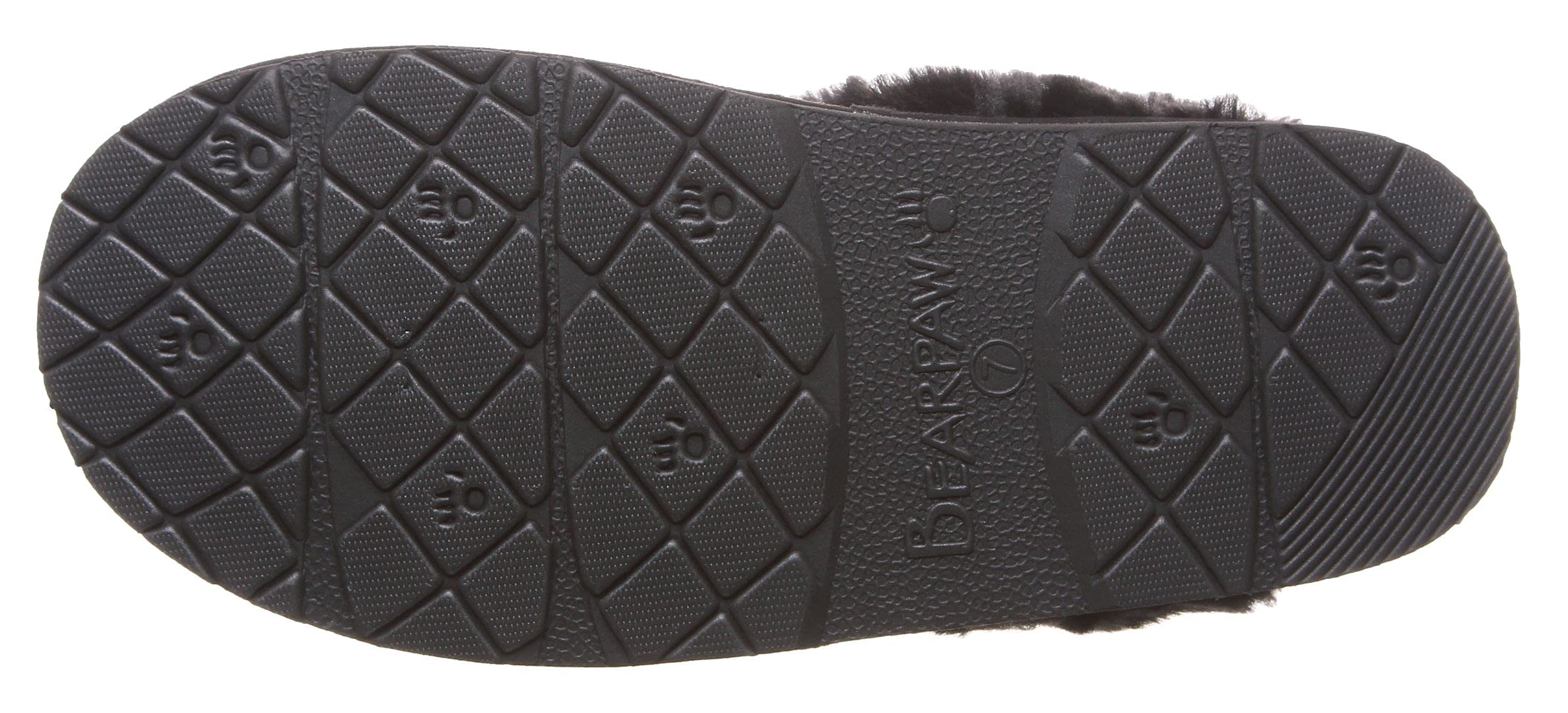 BEARPAW Women's Loki Vegan Slipper Black 9.5